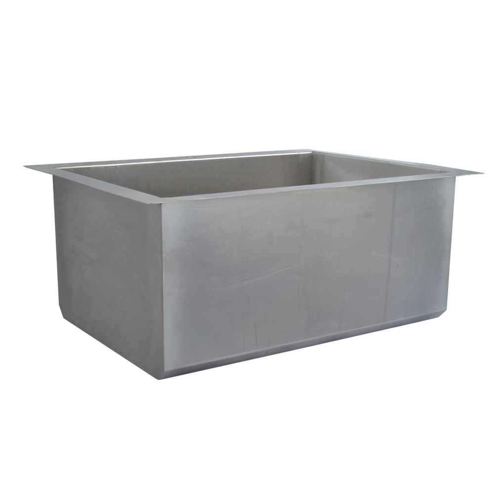 Gastronomiczny głęboki zlew nierdzewny do obsadzenia w blacie ...